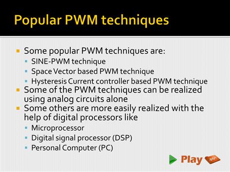 Ppt Pwm Pulse Width Modulation Powerpoint Presentation Free