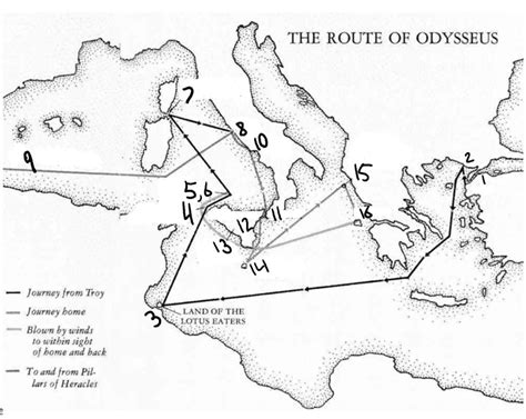 Part Two Of Odysseus Journey Diagram Quizlet