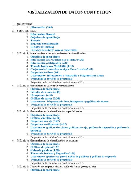 U3 Visualización De Datos Con Python Parte 1 VisualizaciÓn De Datos Con Python ¡bienvenido