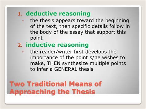 Ppt Deductive And Inductive Writing Powerpoint Presentation Free