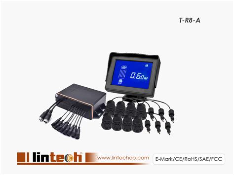 Blind Spot Detection System For Heavy Commercial Vehicles 8 Ultrasonic Sensors Driving Parking