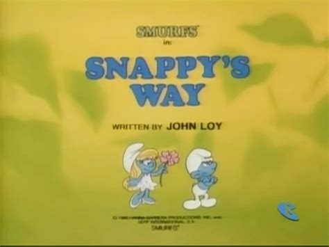Snappys Way Smurfs Wiki Fandom