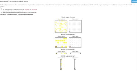 I Try To Solve This Python Suprecleanup Karel For Chegg