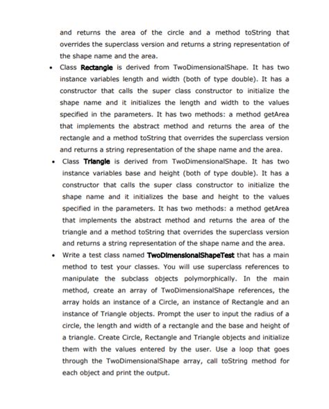 Solved Implement The Following Classes Hierarchy