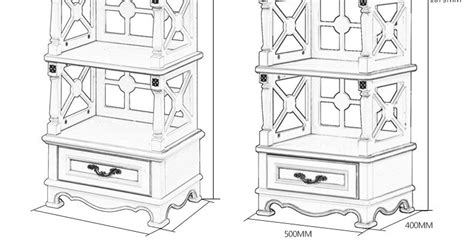 置物架简笔画图片大全 置物架平面图怎么画 置物架简笔画 大山谷图库