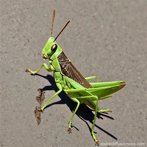 A Grasshopper In A Green Landscape Stable Diffusion Online A Grasshopper In A Green Landscape Stable Diffusion Online