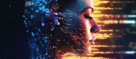Premium Ai Image Human Big Data Visualization