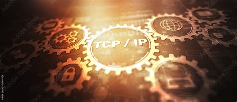 TCP IP Network Data Transmission Model Network Model For Transmitting Data Presented In