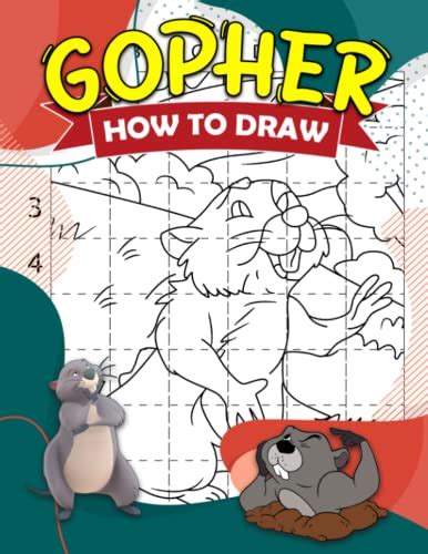 How To Draw Gopher Containing 30 Step By Step And Easy Illustrations