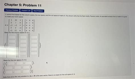 Solved Chapter 5 Problem 11 Previous Problem Problem List