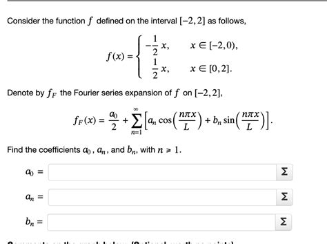 solved consider the function f defined on the interval
