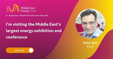 Qaiser Iqbal On Linkedin Middle East Energy 2024