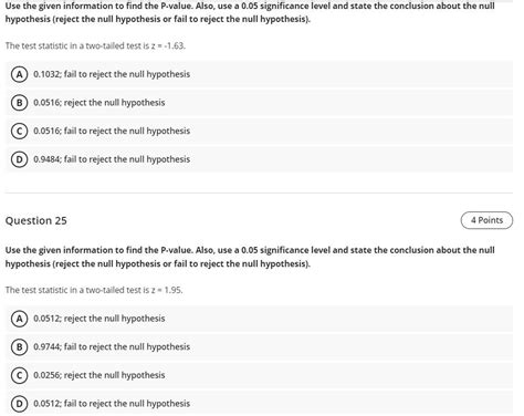 Solved Use The Given Information To Find The P Value Also Chegg