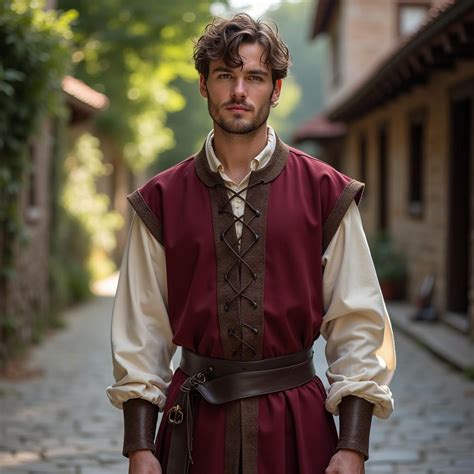 Nobleman Medieval Surcoat For Men Renaissance Festival Outfit