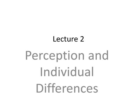 Introduction To Organizational Behaviour Lecture Slides Leectures Lecture Slides Lecture