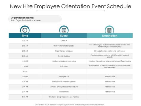 Top 10 Event Schedule Templates With Samples And Examples