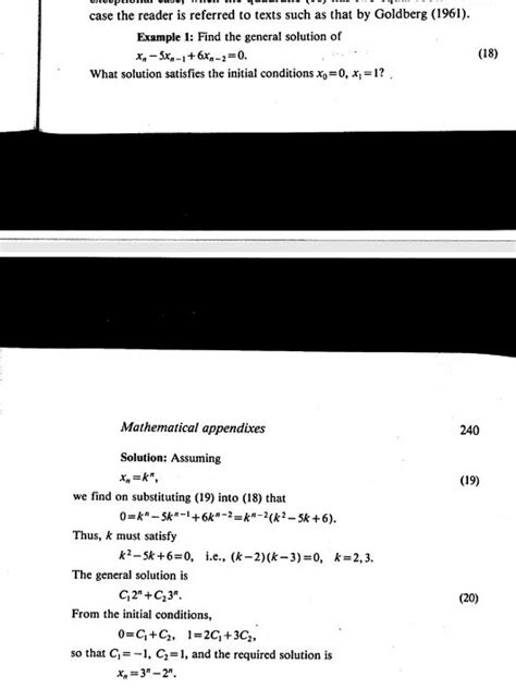 Solved 3 Prove By Substitution That 2n And 3n Are Solutions Chegg Com