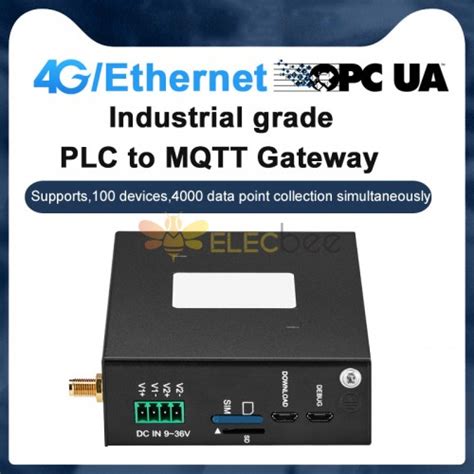 Industrial Iot Gateway Plc To Opc Ua Converter For Elecbee Plc Support Aws Thingsboard Cloud Eb