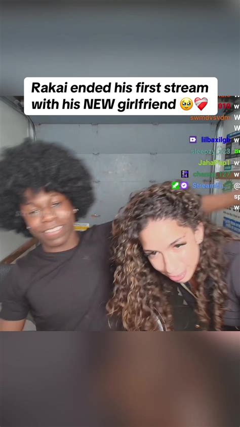 Rakais First Stream With His New Girlfriend ️ Tiktok
