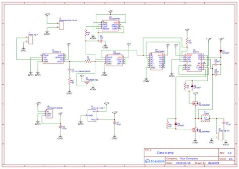 Class D Mono Amp Platform For Creating And Sharing Projects Oshwlab