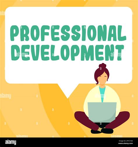Conceptual Caption Professional Development Business Idea Learning To