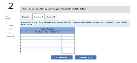solved 2 10 points ebook hint print references the following