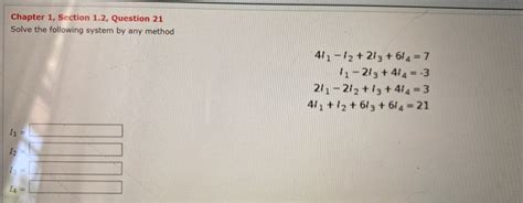 solved chapter 1 section 1 2 question 21 solve the