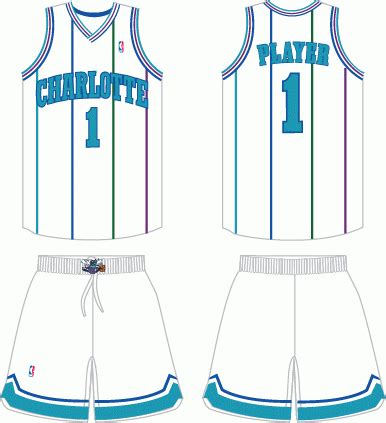 Charlotte Hornets 1990 Home Uniform
