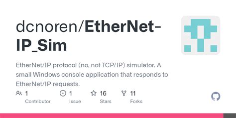 GitHub Dcnoren EtherNet IP Sim EtherNet IP Protocol No Not TCP IP Simulator A Small