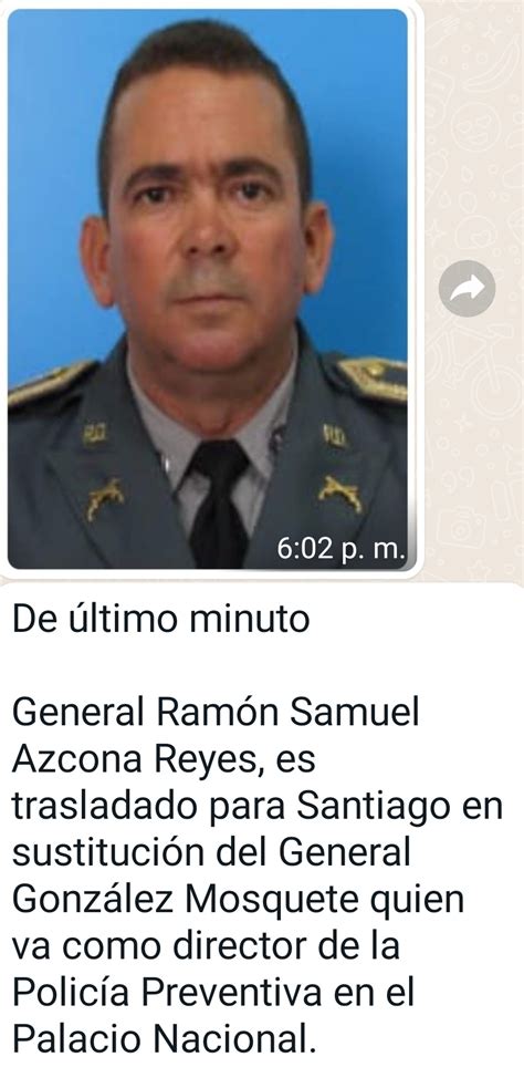 Cambios En La Policía Nacioal De Algunos Generales