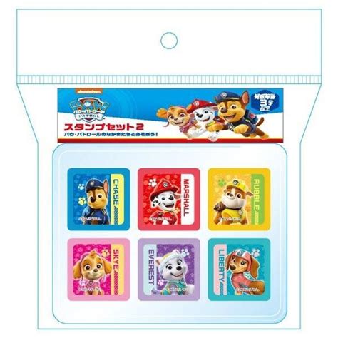 Ensky Paw Patrol Stamp Set 2 Character Toys