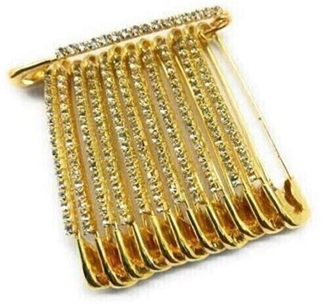 Beautiful Designer Fashions Safety Pins Women Brooch Hijab Pins Girls