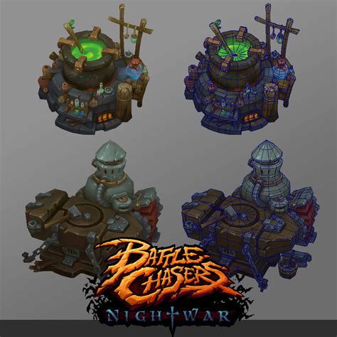 Artstation Battle Chasers Night War Crafting 2d3d