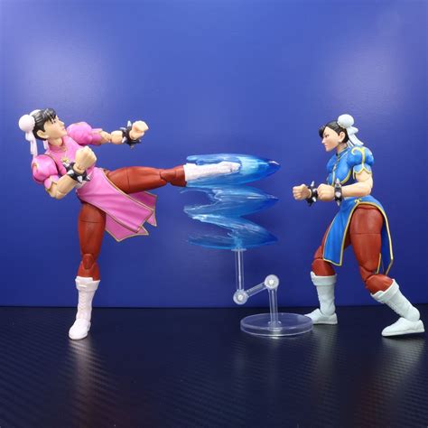 Jada Toys Ultra Street Fighter 2 Chun Li Pink Player 2 P2 Sdcc