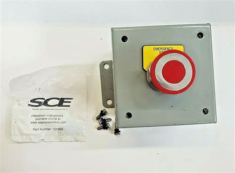 Eaton Emergency Stop Button And Sce Enclosure Irontime Sales Inc