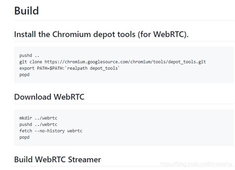 视频服务器4 Webrtc Streamerwindows下卡住了 Csdn博客