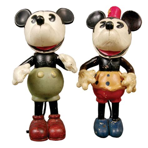 Hakes Mickey Minnie Mouse Celluloid Figures