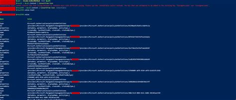 Requestconvertedfromjson Error · Issue 108 · Julianhaywardazure Mg Sub Governance Reporting