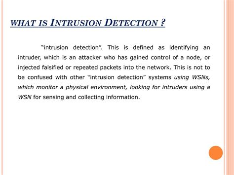 Ppt Intrusion Detection In Wireless Sensor Networks Powerpoint