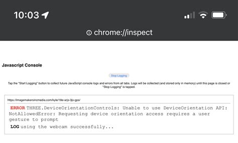 Deviceorientation Api Not Allowed · Ar Js Org Arjs · Discussion 445 · Github