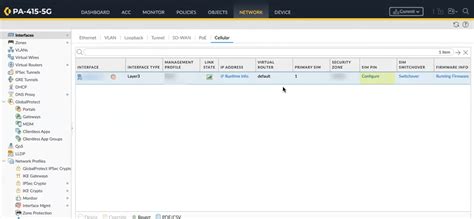 Configure G For A Cellular Interface