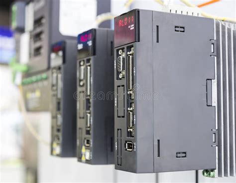 The Plc Controller For Industrial Machine Stock Image Image Of Equipment Circuitry 104227067