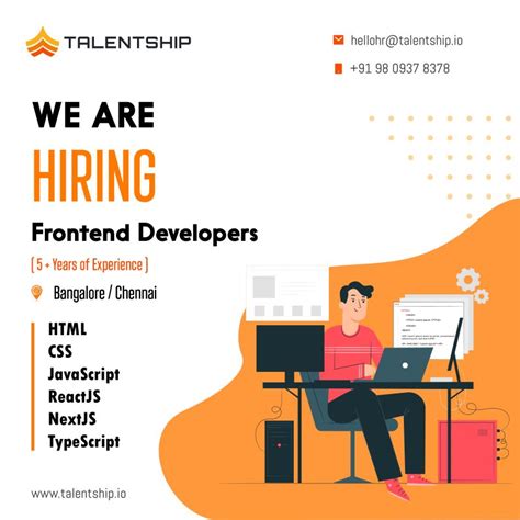 Talentship Frontenddevelopers Bangaloreitjob Hybridjobs Frontend Webdevelopment