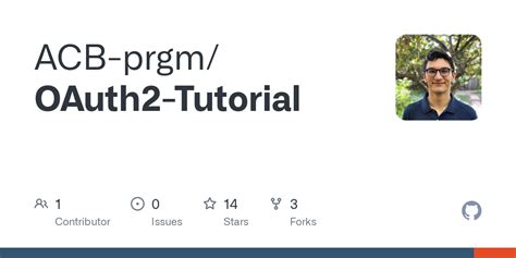 GitHub ACB Prgm OAuth2 Tutorial