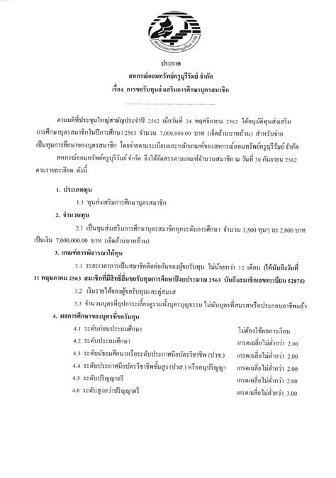 สหกรณ์ออมทรัพย์ครูบุรีร สหกรณ์ออมทรัพย์ครูบุรีรัมย์ จำกัด