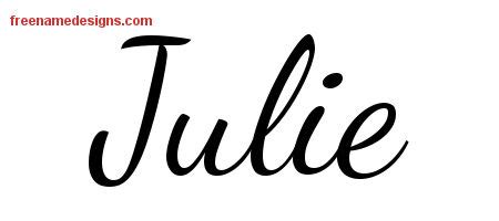 Julie Archives Free Name Designs
