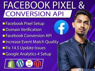 Setup Or Fix Facebook Pixel FB Conversion API GA4 Ecommerce Tracking Upwork