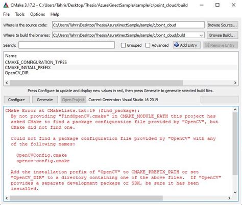no instruction on using opencv with azure kinect camera · issue 1209 · microsoft azure kinect