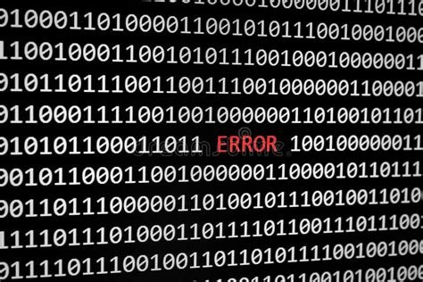 Binary Code And Cyber Attack Text Stock Image Image Of Safety Code 148037797