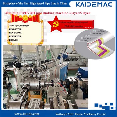 Pex-a/EVOH, Pex-B/EVOH. Pert/EVOH Pipe Making Machine - EVOH Oxygen ...